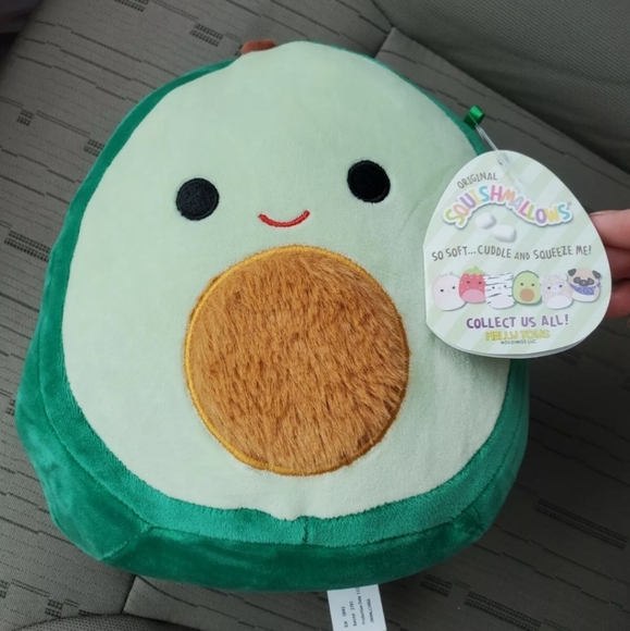 Squishmallows | Toys | Squishmallow Austin The Avocado 8 Inch Kellytoy ...